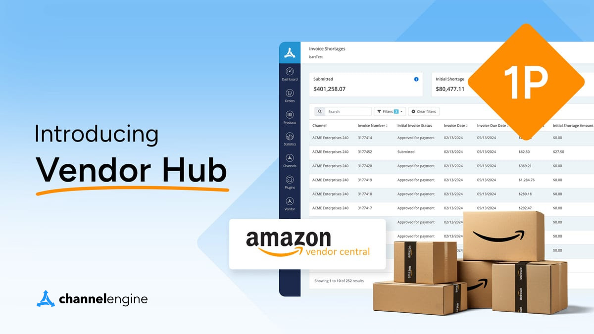 ChannelEngine Launches Vendor Hub to Maximize Amazon 1P Profitability